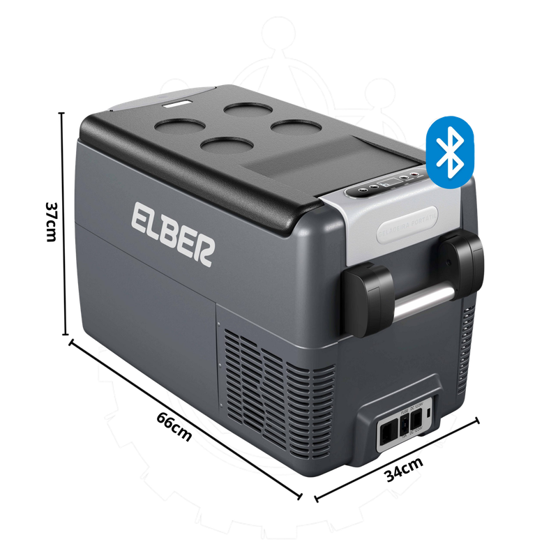 Geladeira e Freezer Automotivo Portátil Elber New CAB 31 - 29 Litros na ...